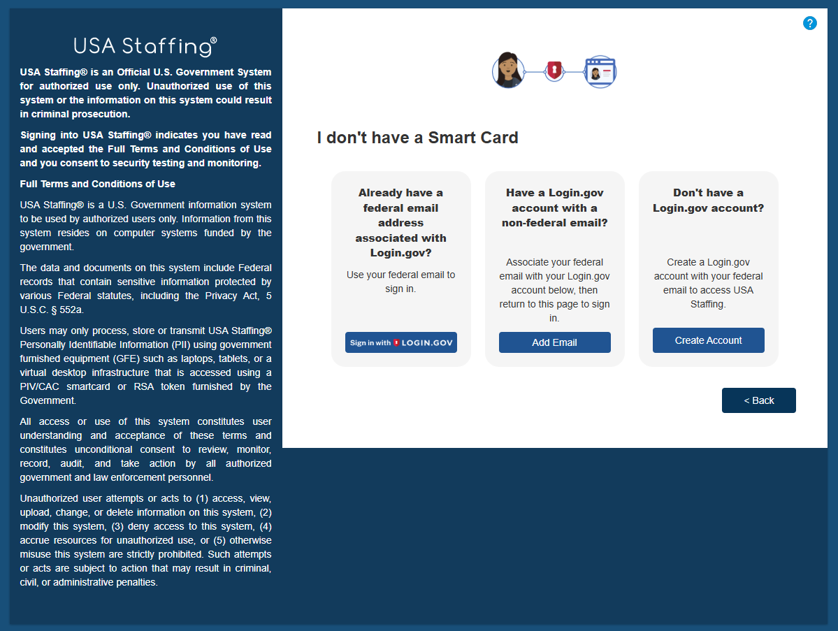 Login Overview – USA Staffing Hiring Manager Online Help